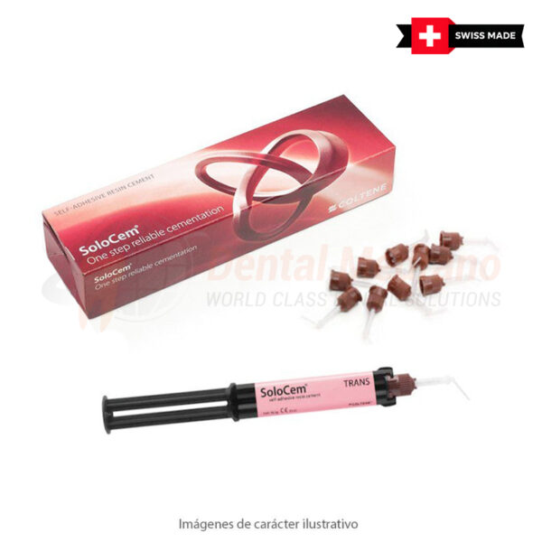 SOLOCEM Dual Transparente Jeringa10.5g+tip60019840 - Dental Medrano