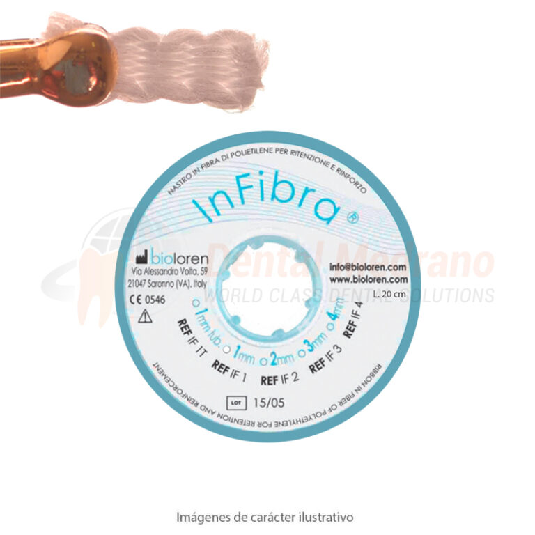 INFIBRA cinta trenzada ancho 3×0.25mm x20cm Biolor - Dental Medrano